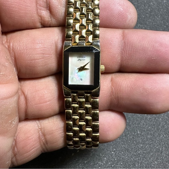 Citizen | Accessories | Citizen Elegance Ladies Quartz Tank Watch Gold ...